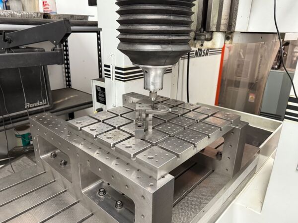 Nasa Moore #AGS-3-G48, jig grinder, 24" x48" tbl., 5-Axis, Fanuc 0i-MF ...