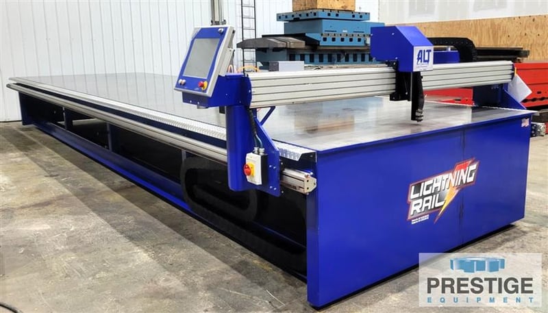 ALT #Lightning-Rail-MKII, CNC layout marking, 8' x 29' table, Ink Jet ...