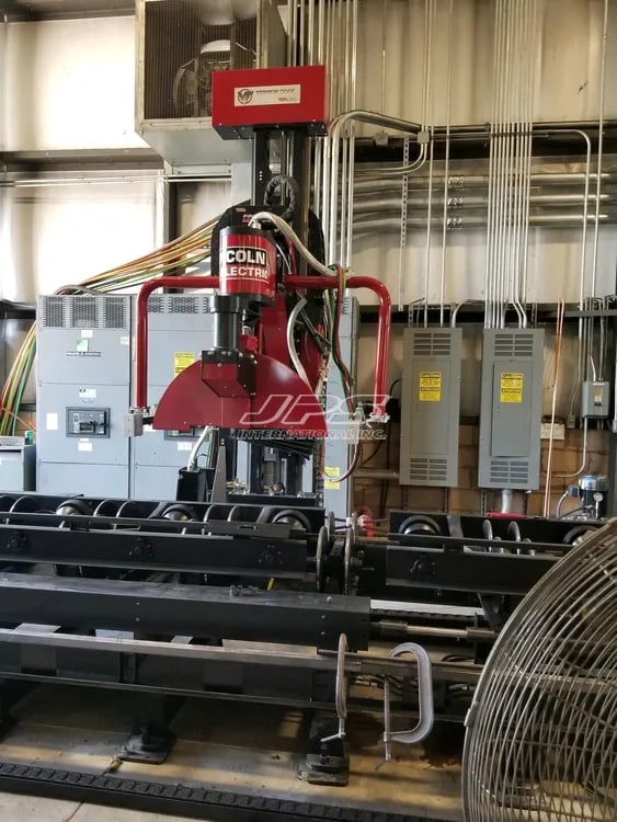 Vernon Tool #MPM4-0224, 40' CNC plasma pipe cutting & profiling mache w ...