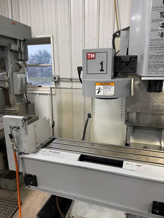 Haas #TM-1, CNC tool room mill, 30" X, 12" Y, 16" Z, 40000 RPM, 10 automatic tool changer, Cat ...