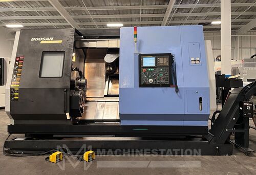 Daewoo Doosan Puma #MX2000ST, multi-axis CNC turning center, 29.5" swing, 8" chuck, 3-jaw, 2.5 ...