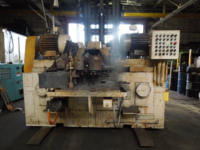 Gardner #SDG5-30, double opposed disc grinder, 30" diameter x 3" thick ...