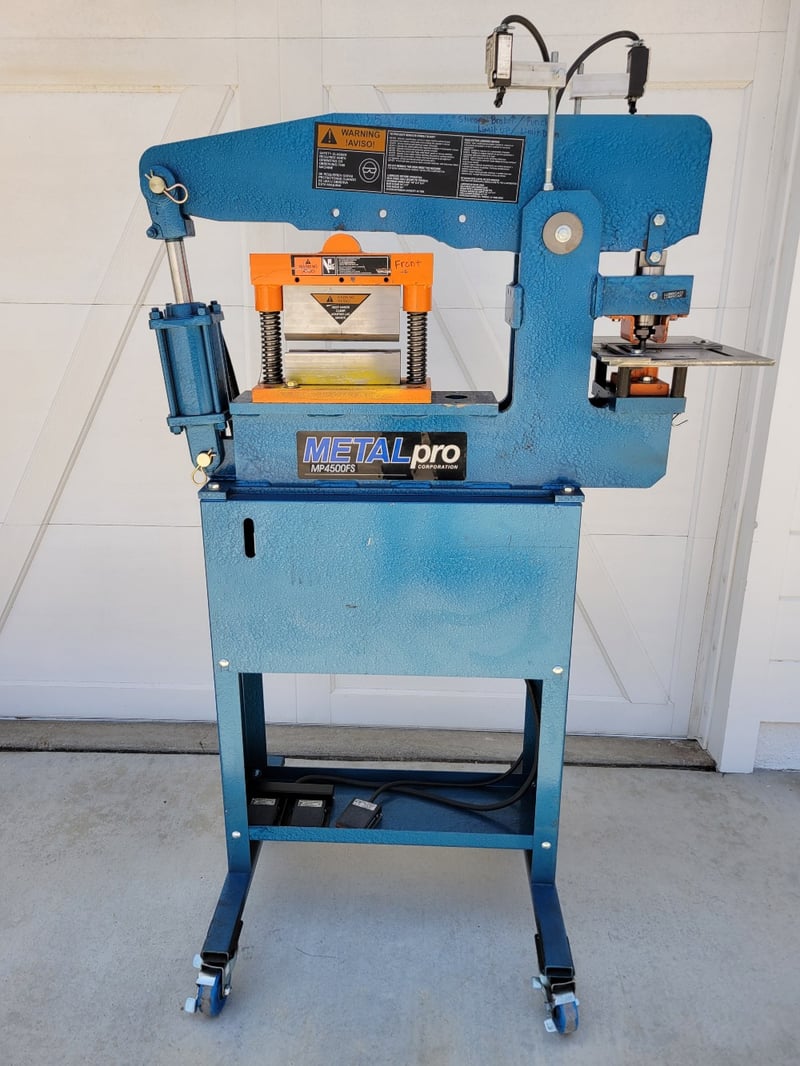 Metal Pro Ironworker MP4500FS, 45 Ton, low hours, 2021 For Sale ...