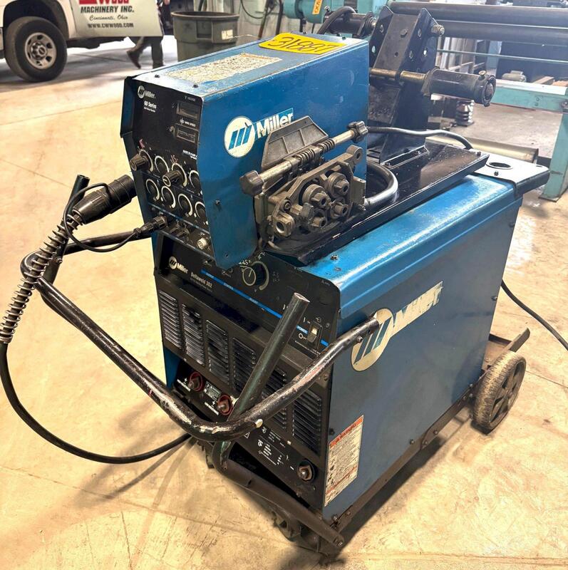 Miller #DeltaWeld-302, mig welder, 60 Series dual wire feeder, 3 phase For Sale | Surplus Record