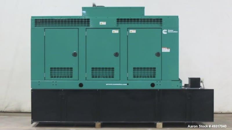 450 KW Cummins #DFEJ, Standby Diesel Generator Set, UL 2200, #QSX15-G9 ...