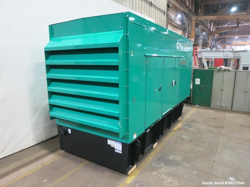 500 KW Cummins #DFEK, Standby Diesel Generator Set, UL 2200, #QSX15-G9 ...
