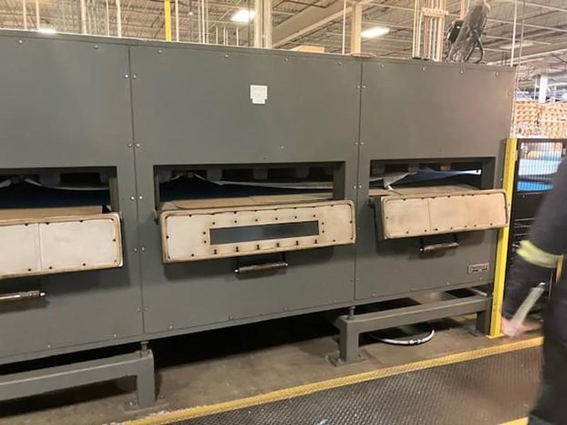 70" stork coater & thermo electric drying line for, 150 MPM, 2-zone ...