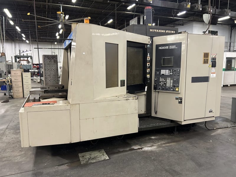 Hitachi-Seiki #HG-500II, CNC horizontal machining center, Seicos 16M ...