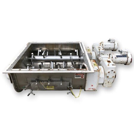Acrison #BD-4 bin discharger, Stainless Steel, 48" x48" inlet, tandem 3 ...