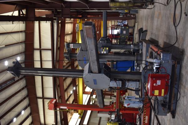 12' x 12' Preston-Eastin #MA1212HD, welding manipulator, powered travel ...