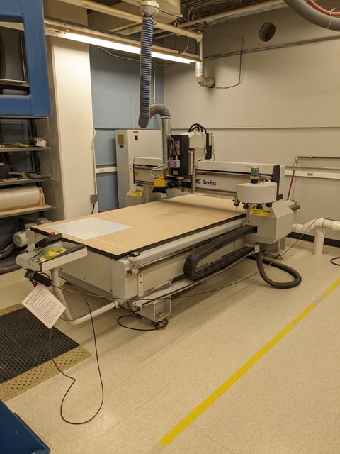 Multicam #MG-Series-103, CNC router, 3-Axis, 50" x 100" table, 10 HP ...