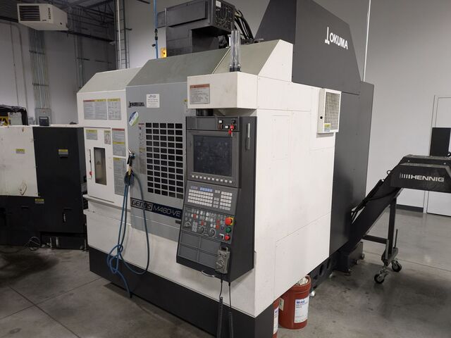 Okuma #GENOS-M460-VE, vertical machining center, 3-axis, 30" X, 18.1" Y ...