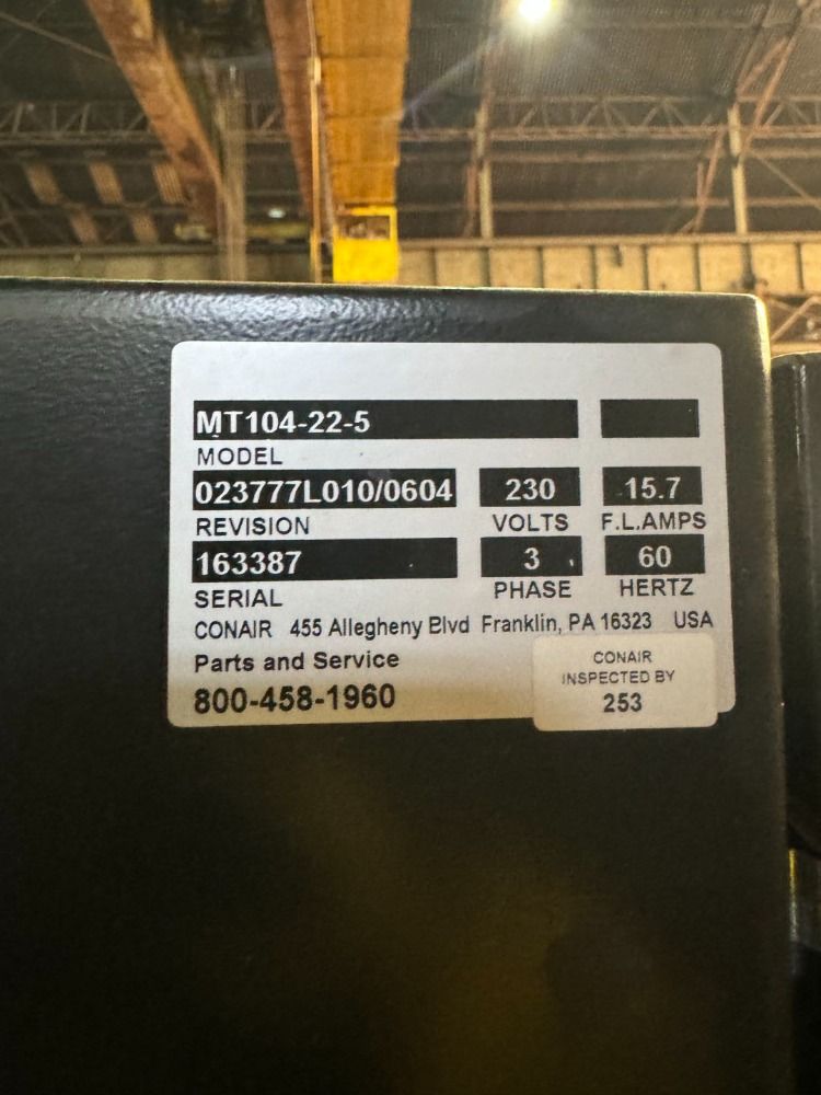 Conair #MT104-22-5, Vacuum Calibration Tank, Stainless Steel, 22' long ...