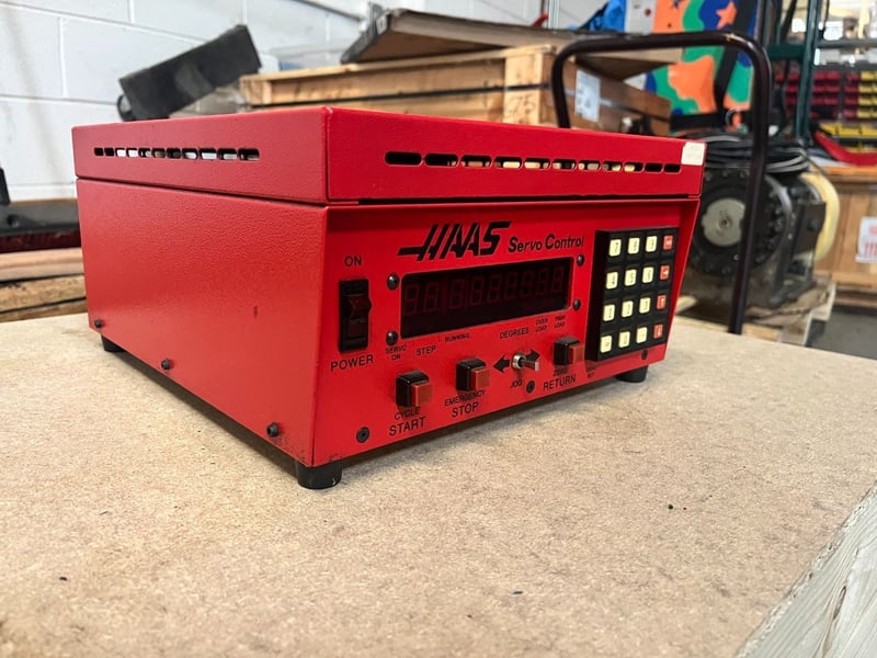Haas #SC-01, servo control box, for Haas Brush 17 pin Rotaries, 1995 ...
