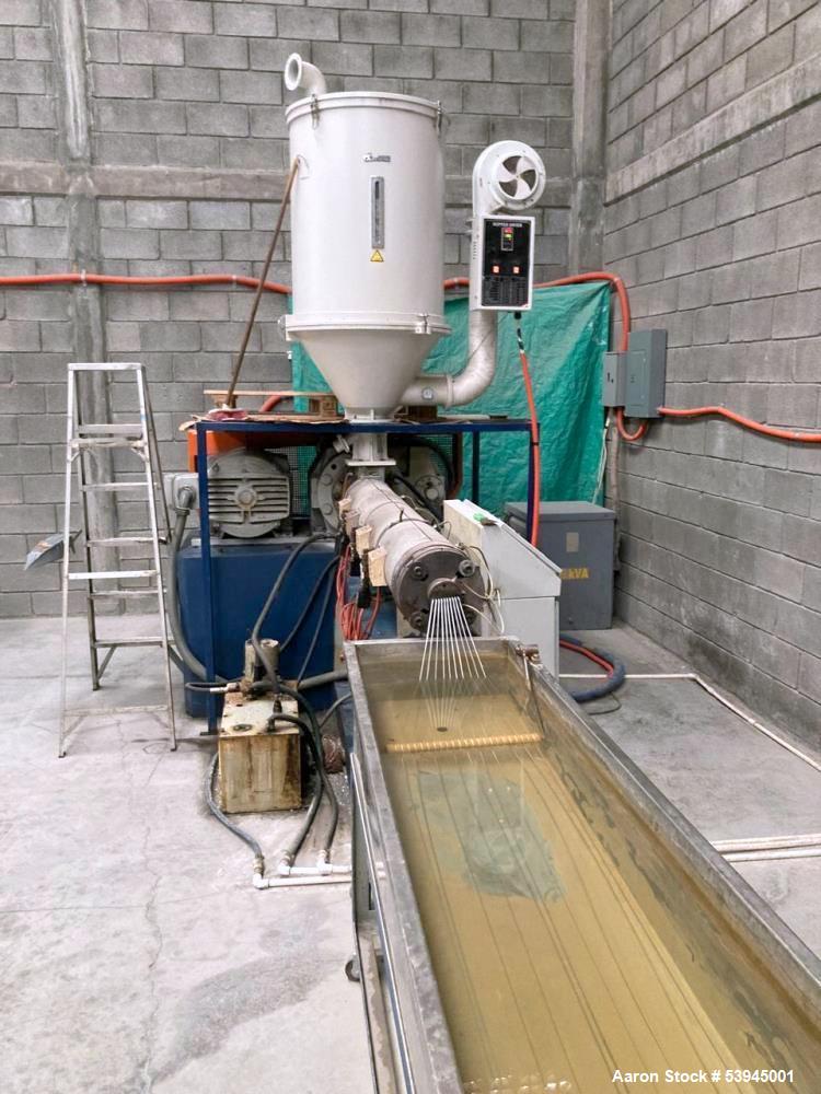 3.15" Battenfeld, Single-Screw Extrusion Line, 80mm, 26:1 L/D, 1185 RPM ...