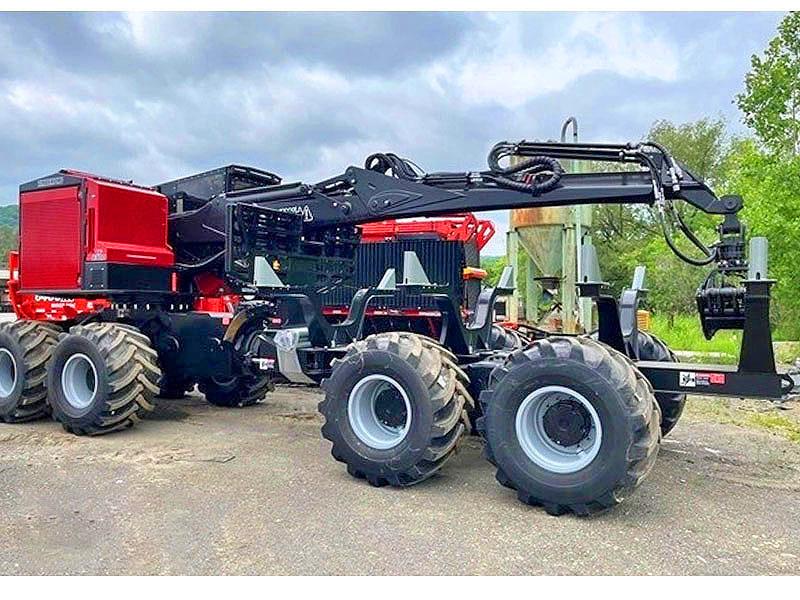 Timberpro #TF-830D, Forwarder, 8-Wheeled, Diesel Powered, 31.5' max ...