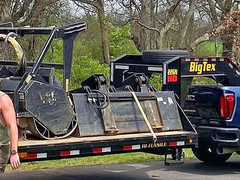 Caterpillar #289D3, Compact Loader w/Forestry Mulcher/Buckets/Trailer ...