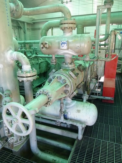 691 HP Ajax #YKCC, reciprocating compressor, 3-stage, Ajax DPC-720LE NG ...