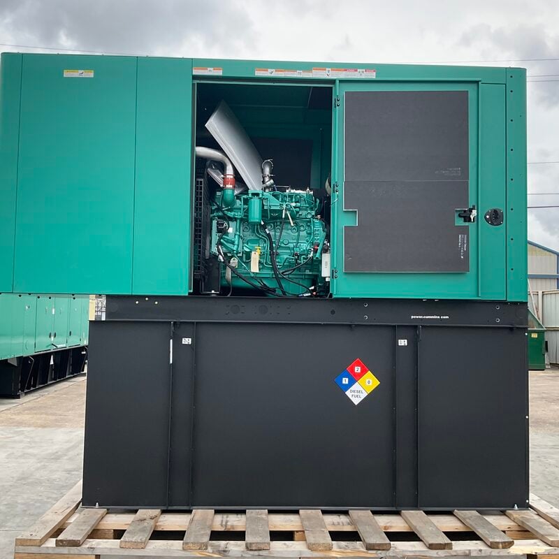 200 KW Cummins #C200D6D, diesel generator set, 120/208 Volts, 3-phase ...