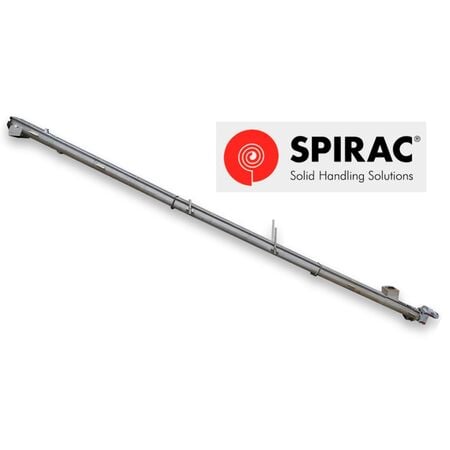 14" diameter x 55' long, Spirac #U420-SPX/304SS, Hollow Shaft Spiral ...