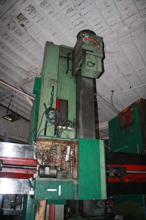 72" Giddings & Lewis #Hypro Dual Ram, CNC vertical boring mill, control ...