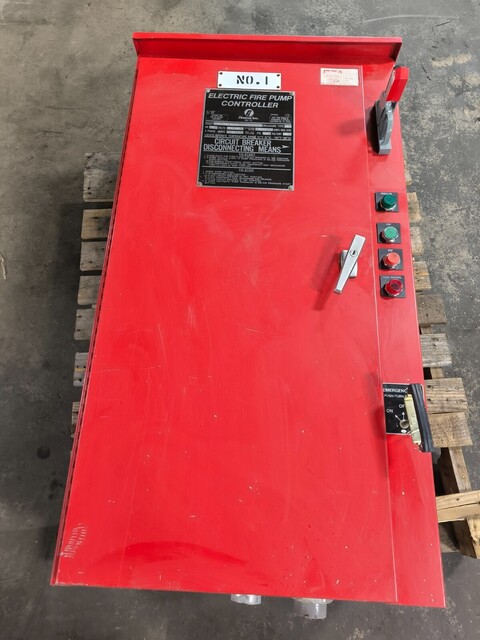 Firetrol #FTA1000-AA40H, Electric Fire Pump Controller, 40 HP, 200-280 ...