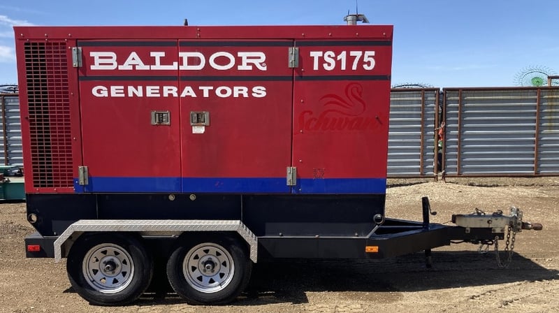 140 KW Baldor #TS175, rental grade diesel generator, 2006 For Sale ...