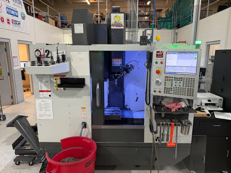 Haas #DM-2, 5-Axis CNC vertical machining center with add ons, M130 Control, 28" X, 16" Y, 15.5 ...