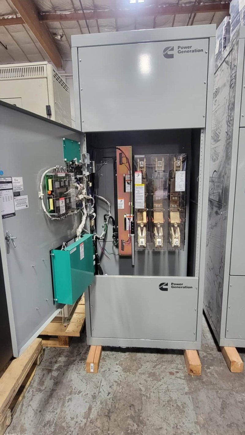 1600 Amp. Cummins OTPCF, automatic transfer switch, 3-pole, 480 Volts ...
