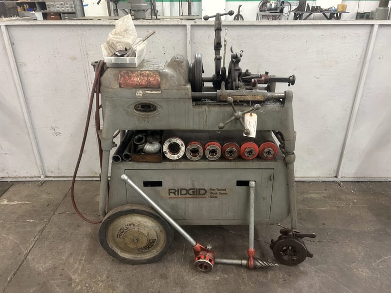 1/8" -2" Ridgid #535, electric pipe threading machine, tooling For Sale ...