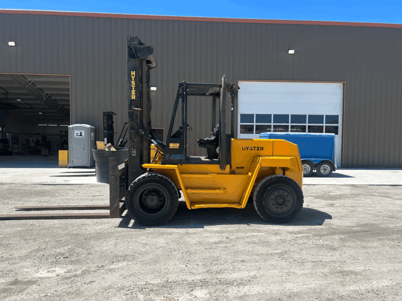 18000 lb. Hyster #H190XL, forklift, hydraulic fork positioner, lift ...