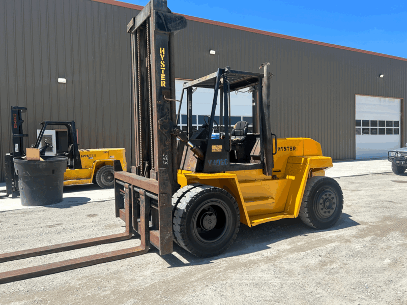 18000 lb. Hyster #H190XL, forklift, hydraulic fork positioner, lift ...