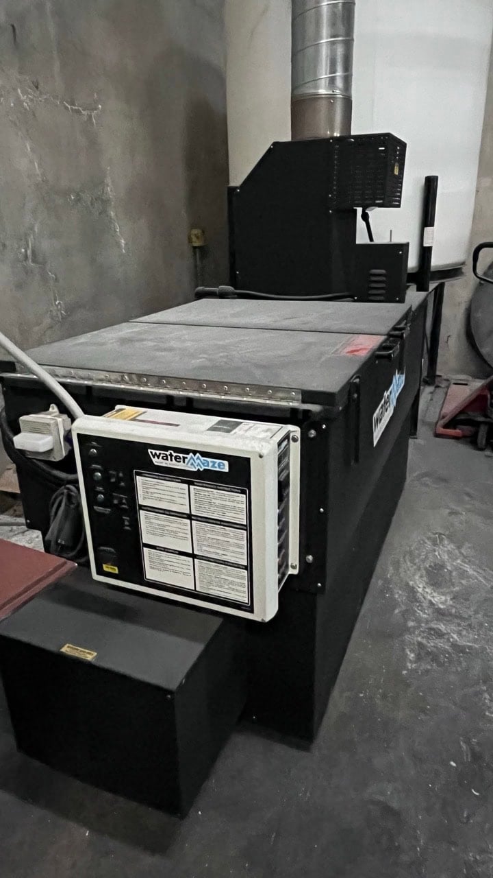 Water Maze #HBG-30D, Wastewater Evaporator, 311000 BTU, 24 GPH, 1K ...