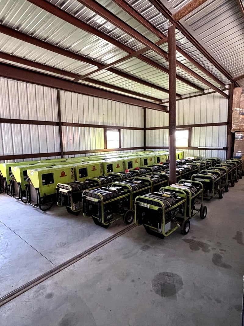 4 KW Pramac #P6000, portable diesel generator with wheel kit, 120/240 ...