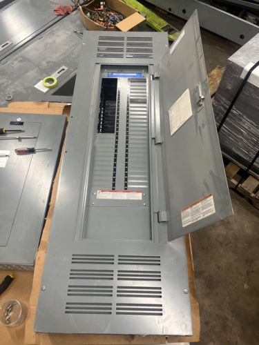 600 Amp. Square D NF, Panelboard, 480/277 Volts 3PH 4W 54 Circuit Main ...