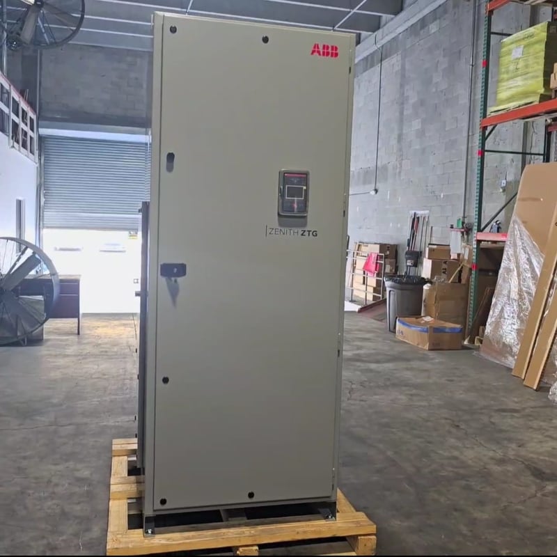 1600 Amp. ABB #Zenith-ZTG, Automatic Transfer Switch, 480 Volts, 3ph ...