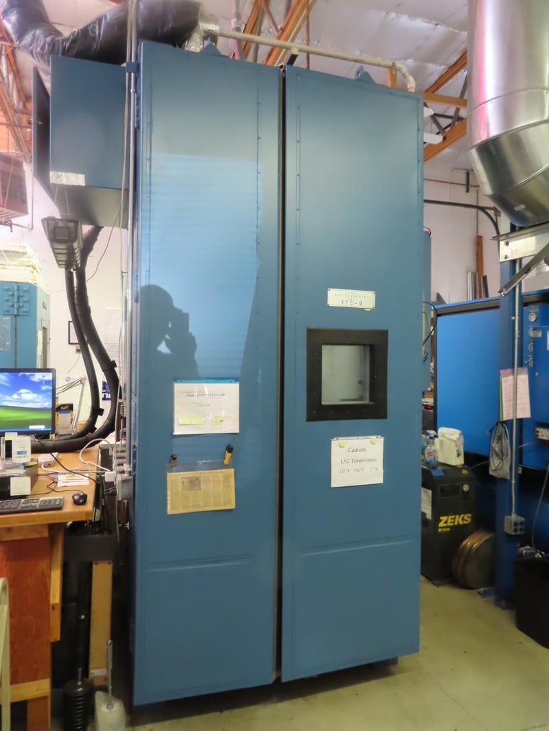 Hanse Environmental #VTC-9, thermal vibration testing chamber, 1991 For ...