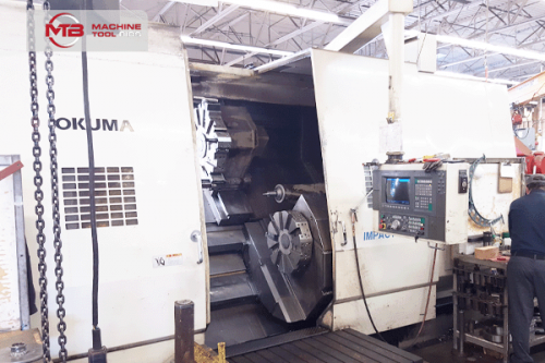 Okuma #LU-45, CNC Lathe, 4-Axis, 35.5" Swing, 21" Chuck, 35" Bar Stock ...