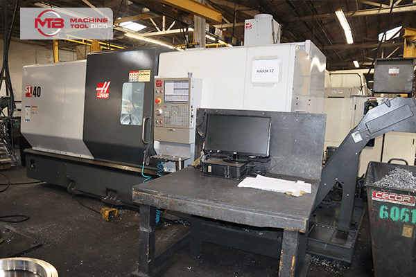 Haas #ST-40, CNC Lathe, 34.5" Swing, 44" Centers, 15" Chuck, 4" Bar, 25 ...