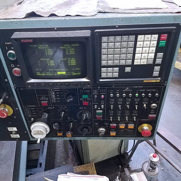 Phoenix #VTC-3010, Vertical Boring Mill, w/Fanuc 11M Control, 180" x 43 ...
