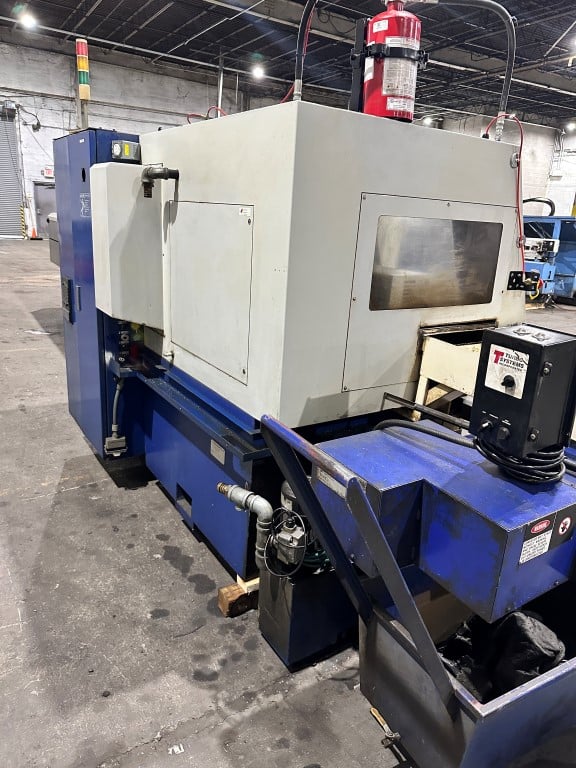 Hanwha #SL32HPII, CNC swiss type turning center, Fanuc 18I-TB, LNS ...