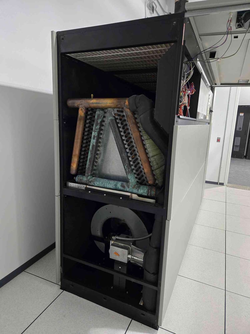 50 Ton, Liebert #FH740CVAI00S757, Chilled Water CRAC Downflow, 460 ...