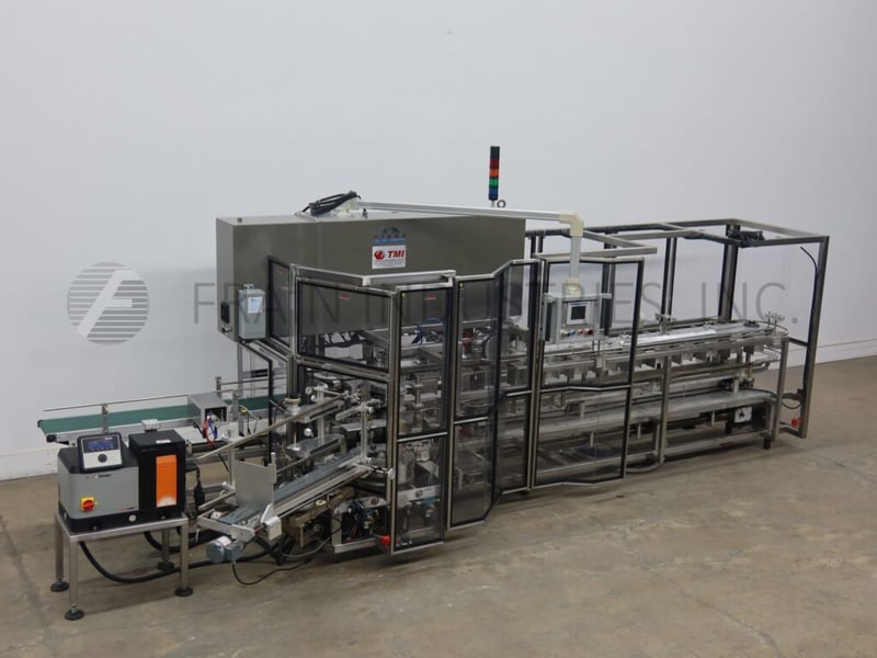 Tisma #TC-50DE, semi-automatic, vertical, hand load cartoner, 25-150 ...