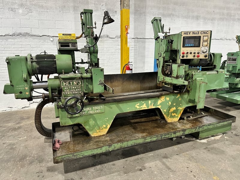 6.5" x 51" Hey #3, CNC Automatic Facing & Centering Machine For Sale ...