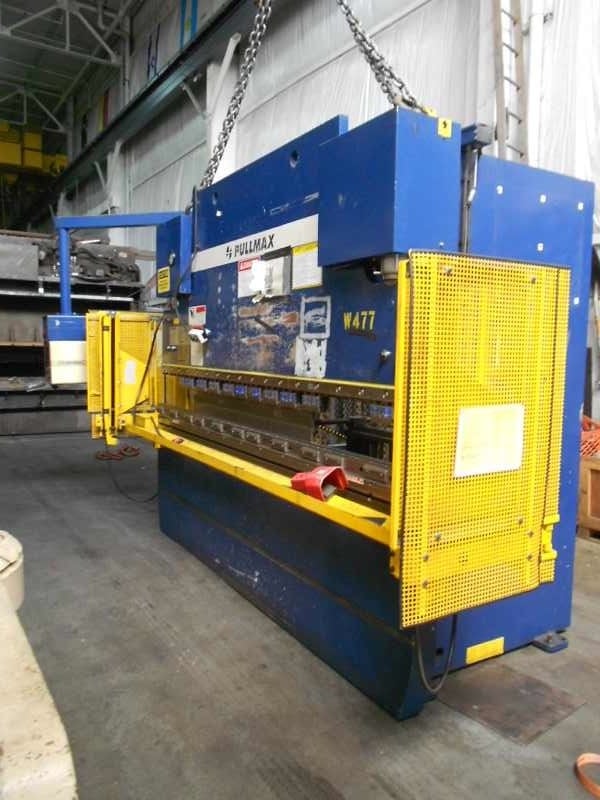 110 Ton, Pullmax #Optima, hydraulic, 10' overall, Cybelec DNC 900 CNC ...