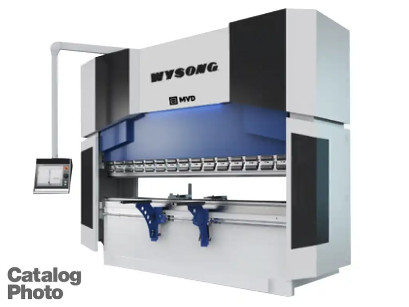 45 Ton, Wysong #MB45-49, CNC hydraulic press brake, 4.1'OA, 43" between ...