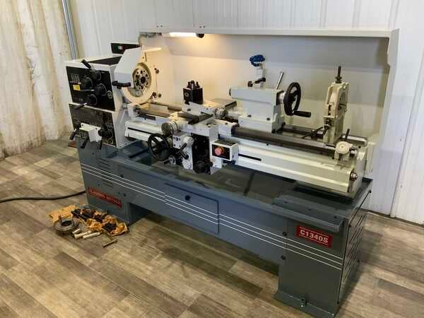 13" x 40" Clausing Metosa #C1340S, engine lathe, 6.89" swing over cross ...