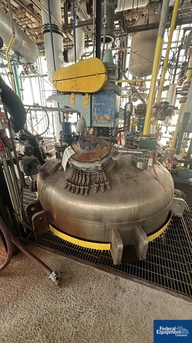 2,000 gallon Pfaudler, Glass Lined Reactor, 150/150# @450°F, RW ...