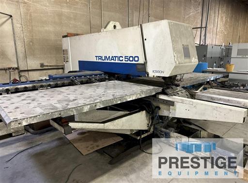 25 Ton, Trumpf #TC-500, CNC Punch & Contour Machine, 0.25" Sheet ...