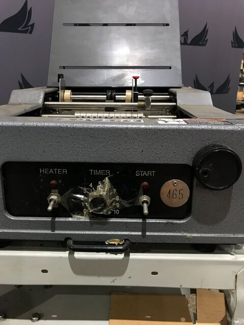 Advent Label Applicator Co. #465, label applicator with standing cart ...